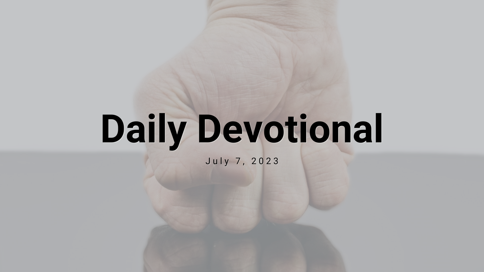 How to Cultivate Righteous Anger